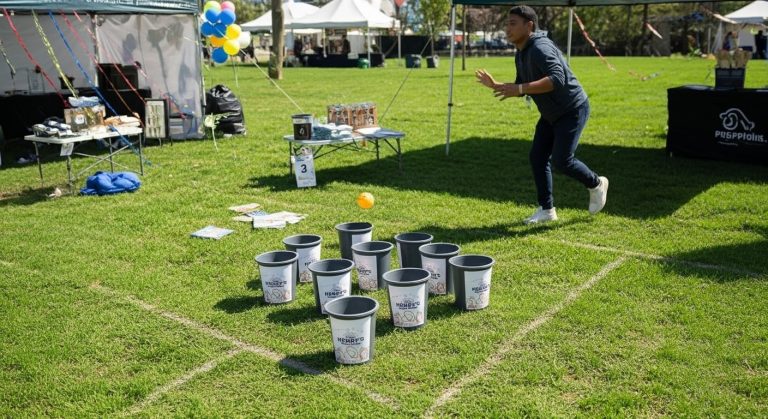 prize bucket toss - Promotoss