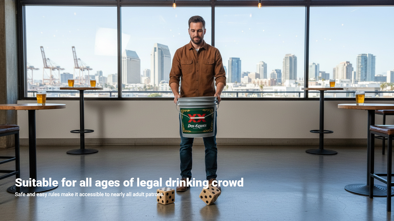 dos equis bar dice giant - Promotoss